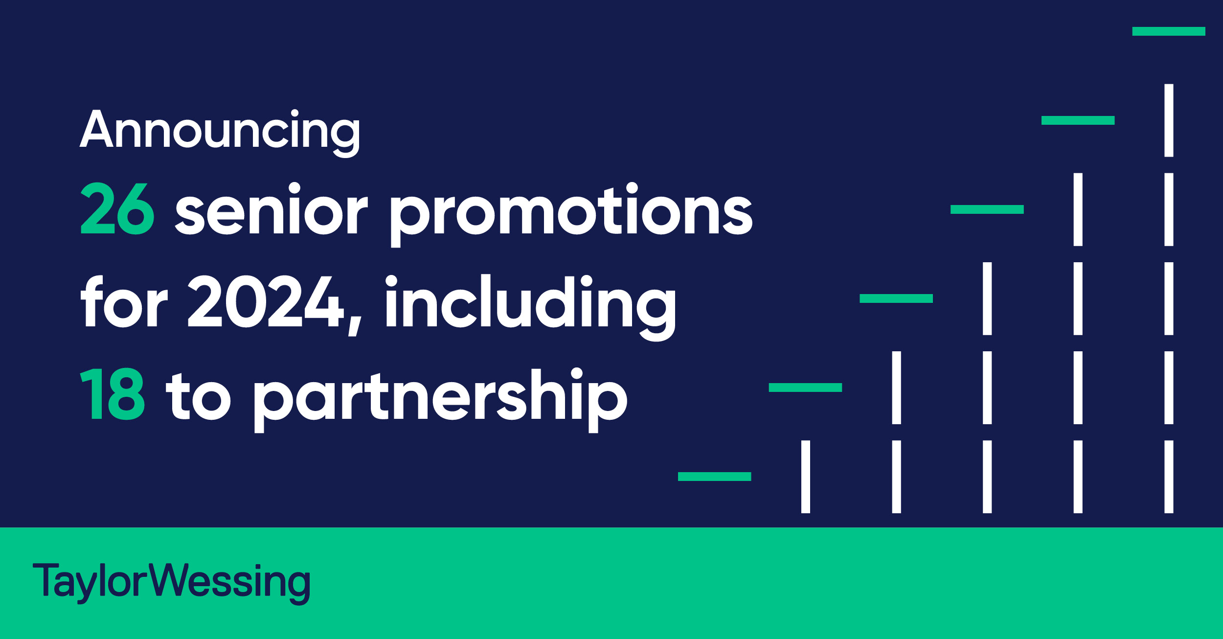 Announcing 26 senior promotions for 2024, including 18 to partnership
