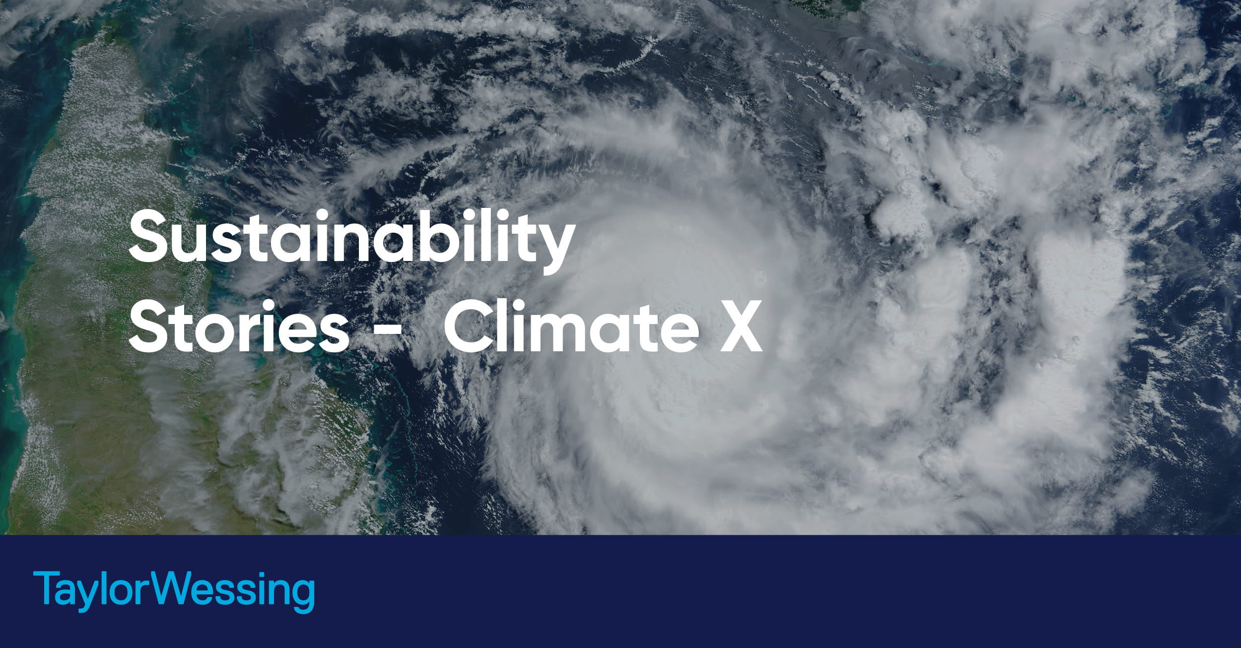 Sustainability stories: Climate X